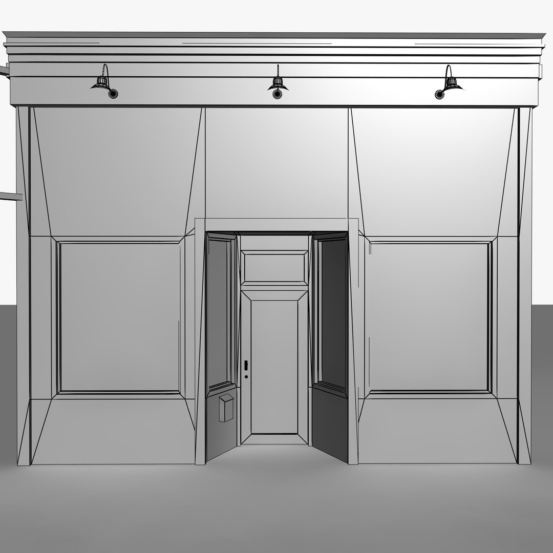 Mini Market Store 3d Model