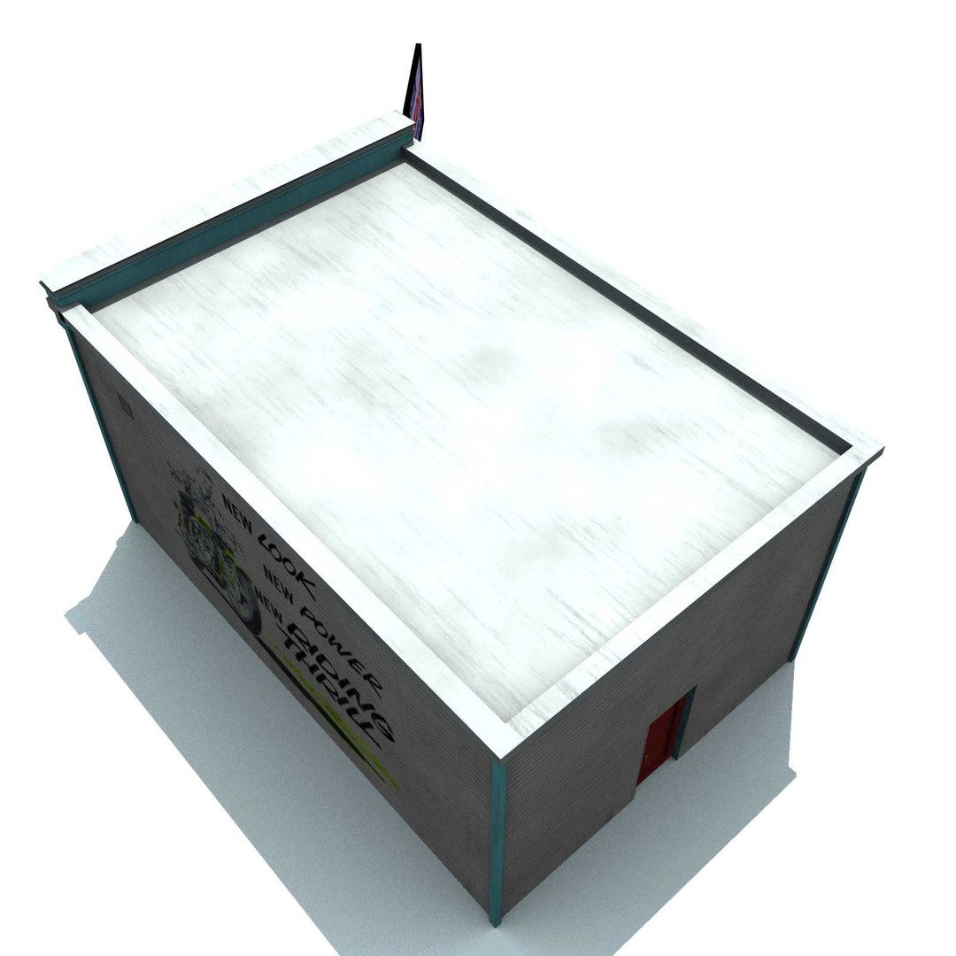 Mini Market Store 3d Model