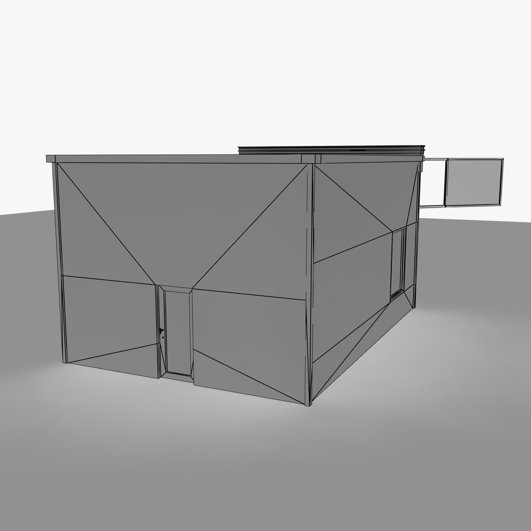 Mini Market Store 3d Model