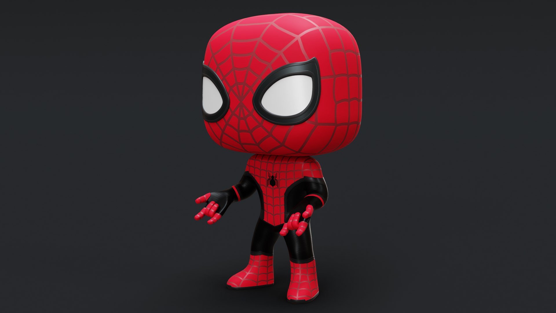 Funko Spider-Man MCU 2 3D - TurboSquid 1790492