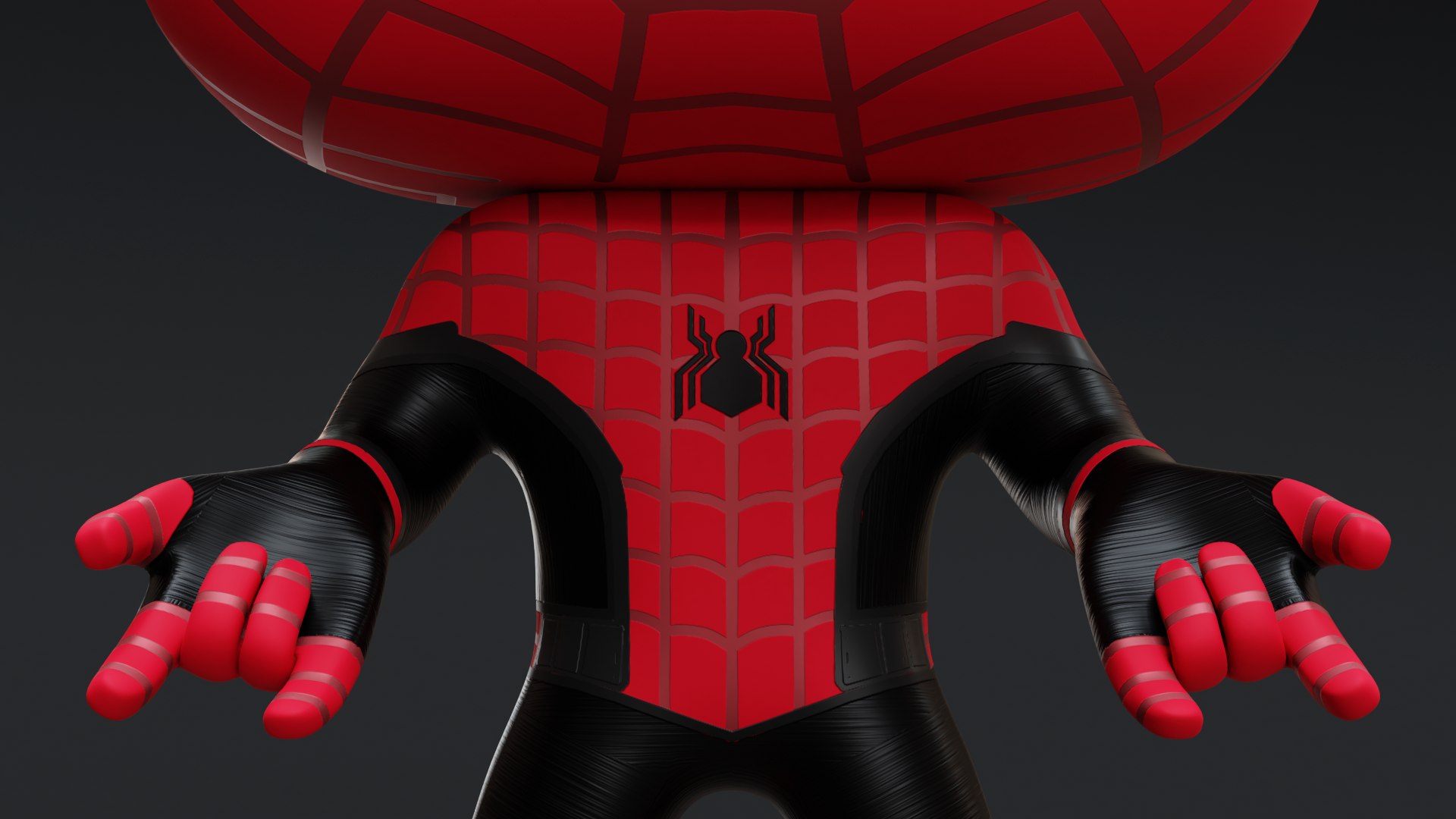 Funko Spider-Man MCU 2 3D - TurboSquid 1790492