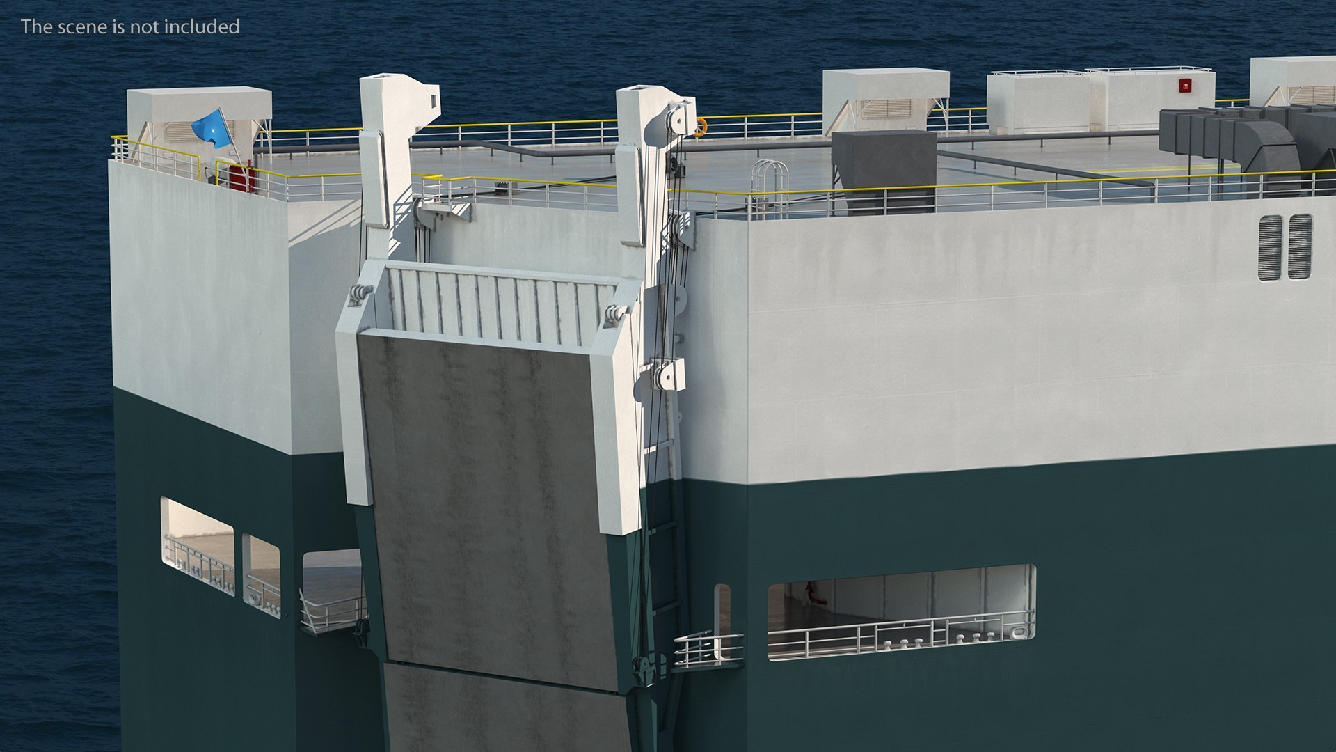 Car Carrier Cargo Ship Rigged 3D Model - TurboSquid 1942217