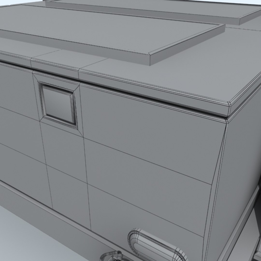 3d 3ds Police Radar Trailer