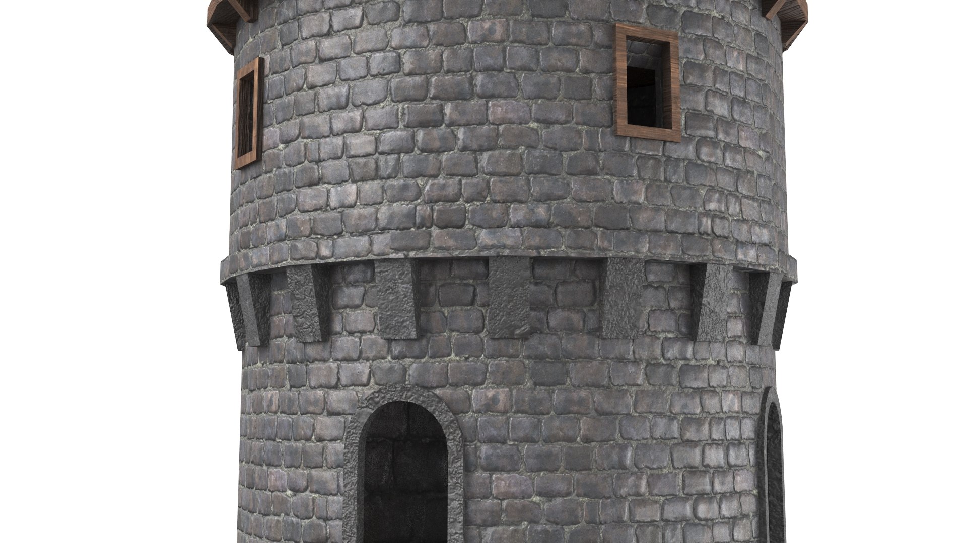 Real Castle Tower 3D Model - TurboSquid 1438014