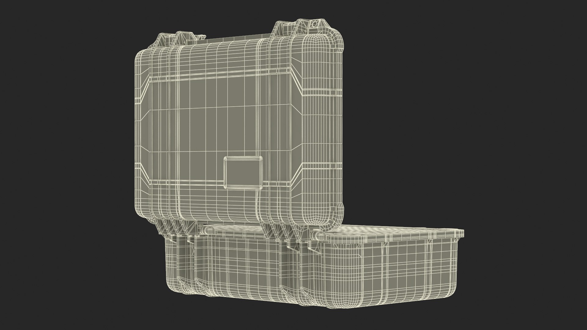 3D Compact Gun Case With Revolver Model - TurboSquid 2396123