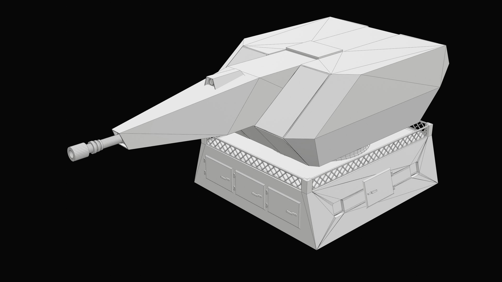 Rheinmetall Oerlikon Millennium Naval Gun Model - TurboSquid 2288755