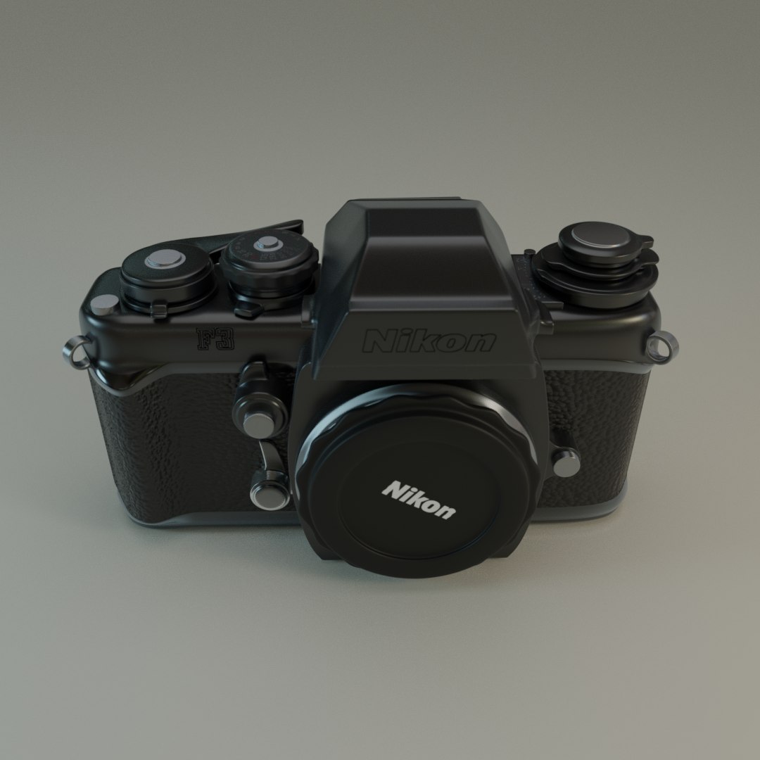 3D Nikon Camera Model - TurboSquid 1378995