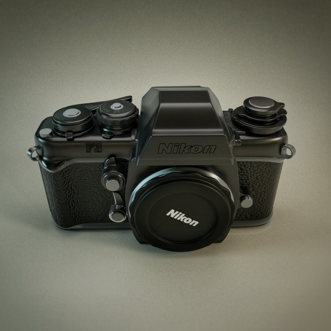 3D Nikon Camera Model - TurboSquid 1378995