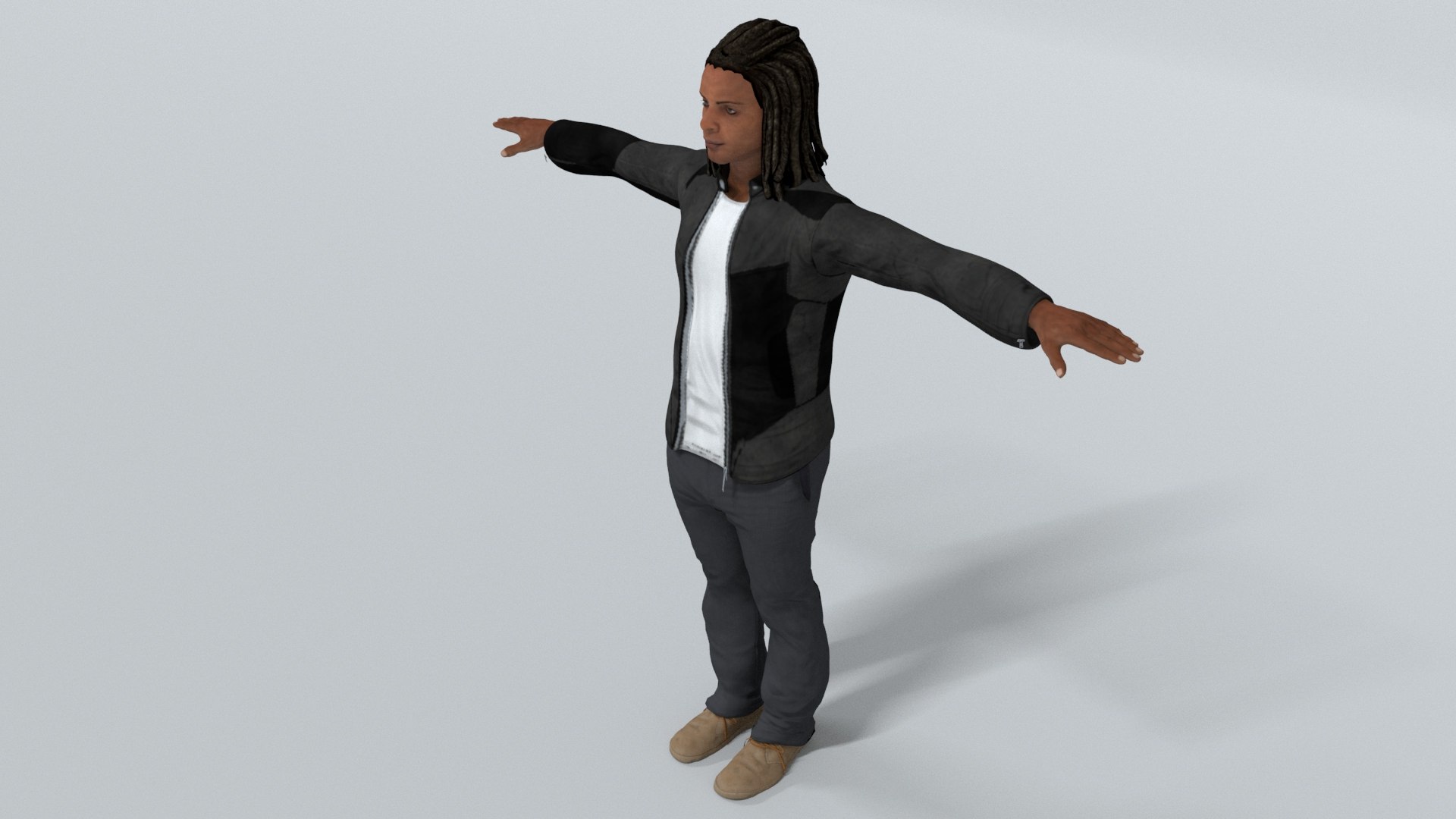 3D Laos Man Streetwear Model - TurboSquid 2317675