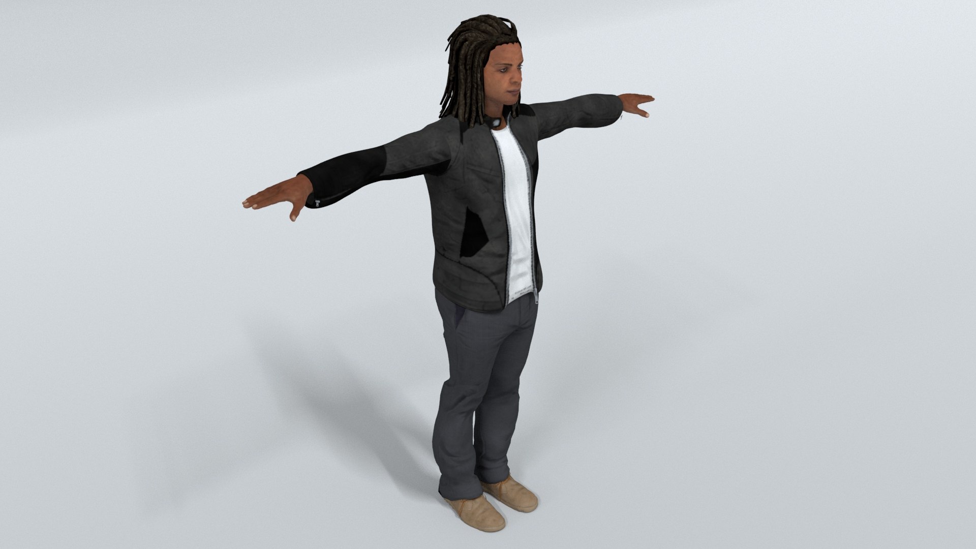 3D Laos Man Streetwear Model - TurboSquid 2317675