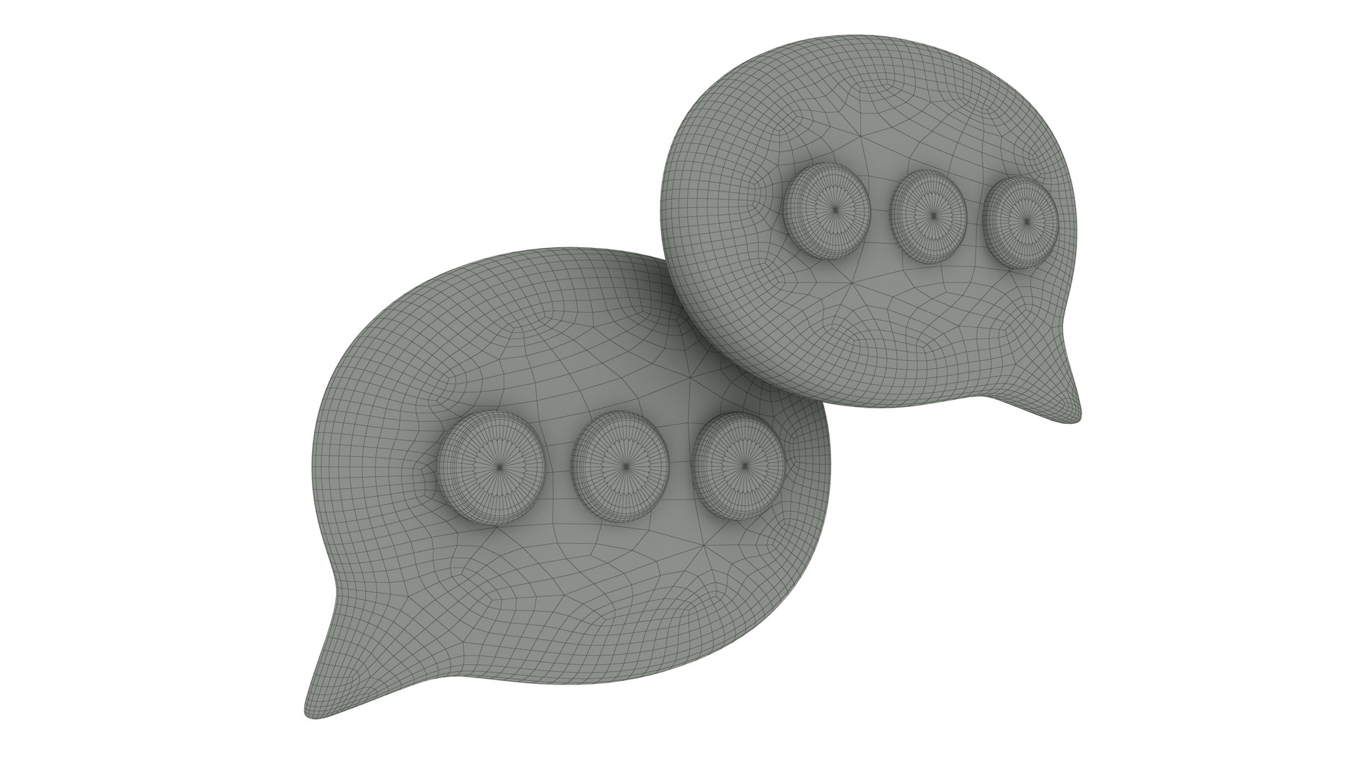 3D Talk Balloon Icon Model - TurboSquid 2217791