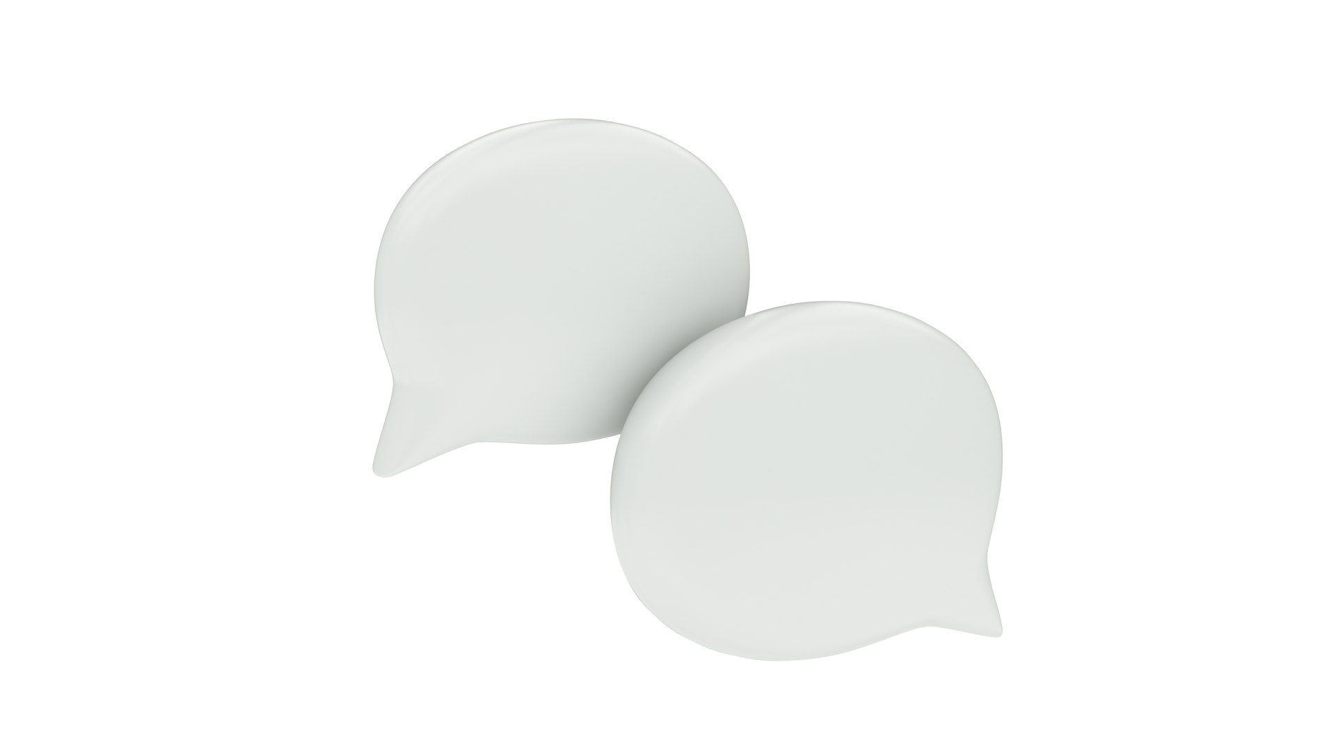 3D Talk Balloon Icon Model - TurboSquid 2217791