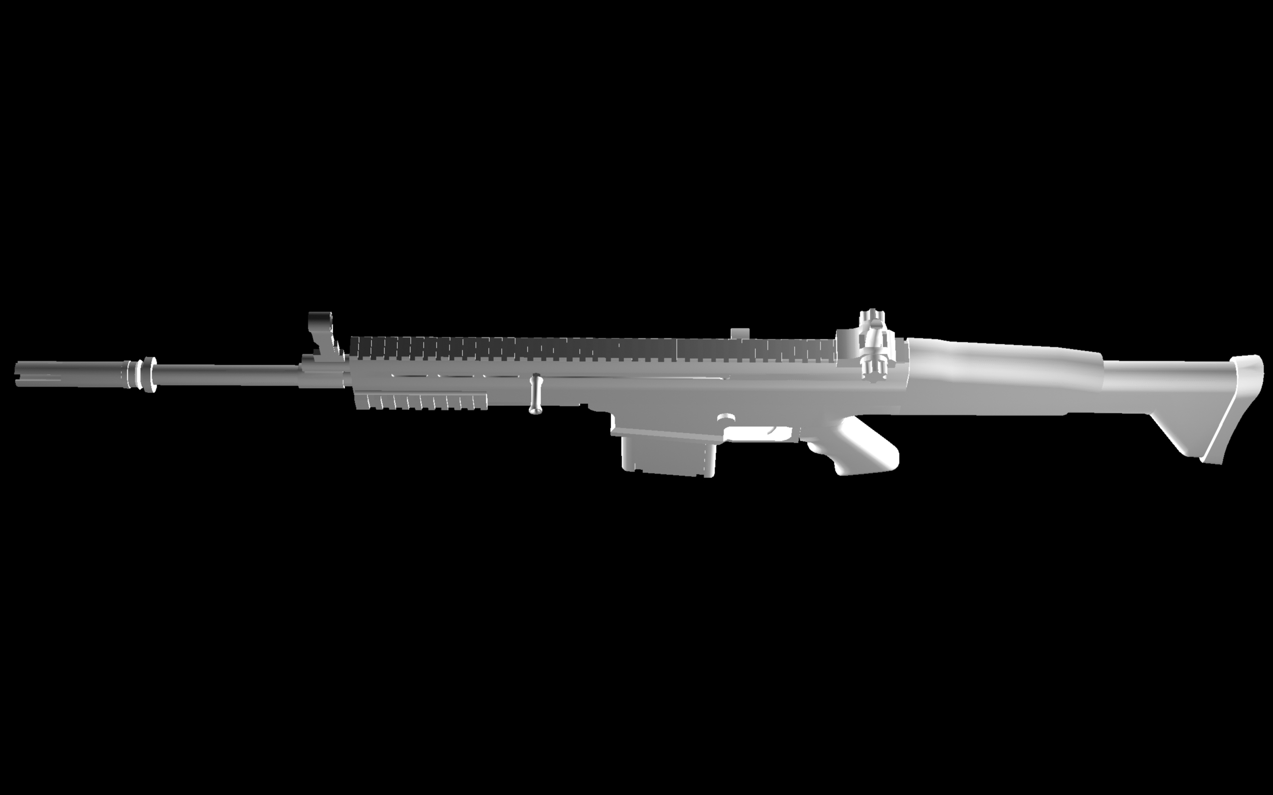 fn scar 3d model