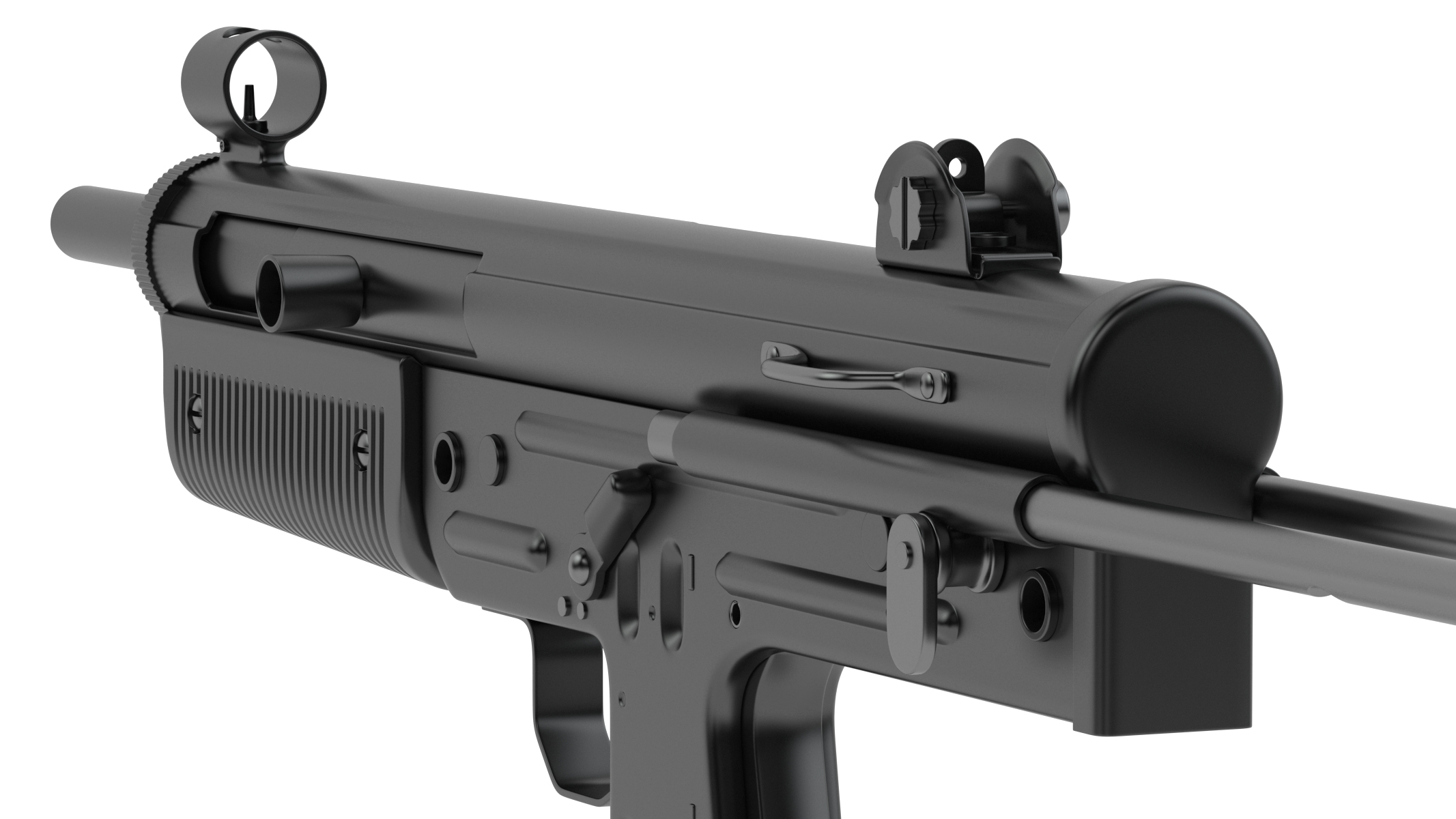 Modello 3D Mitragliatrice FMK-3 - TurboSquid 1769162