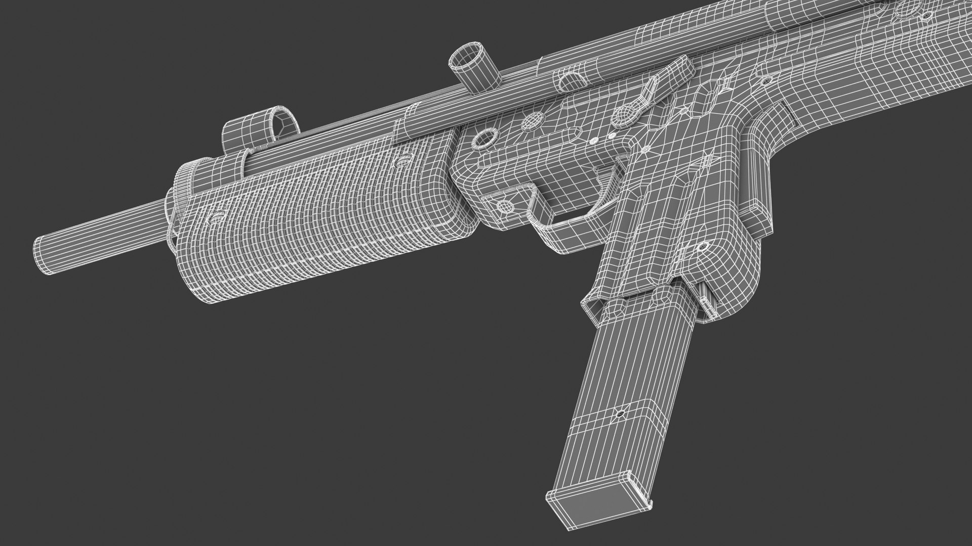 3D Model FMK-3 Submachine Gun - TurboSquid 1769162