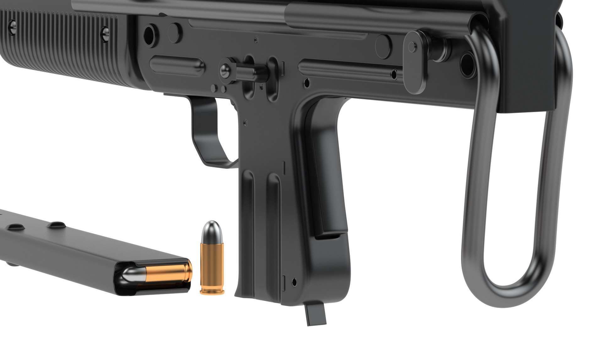 3D Model FMK-3 Submachine Gun - TurboSquid 1769162