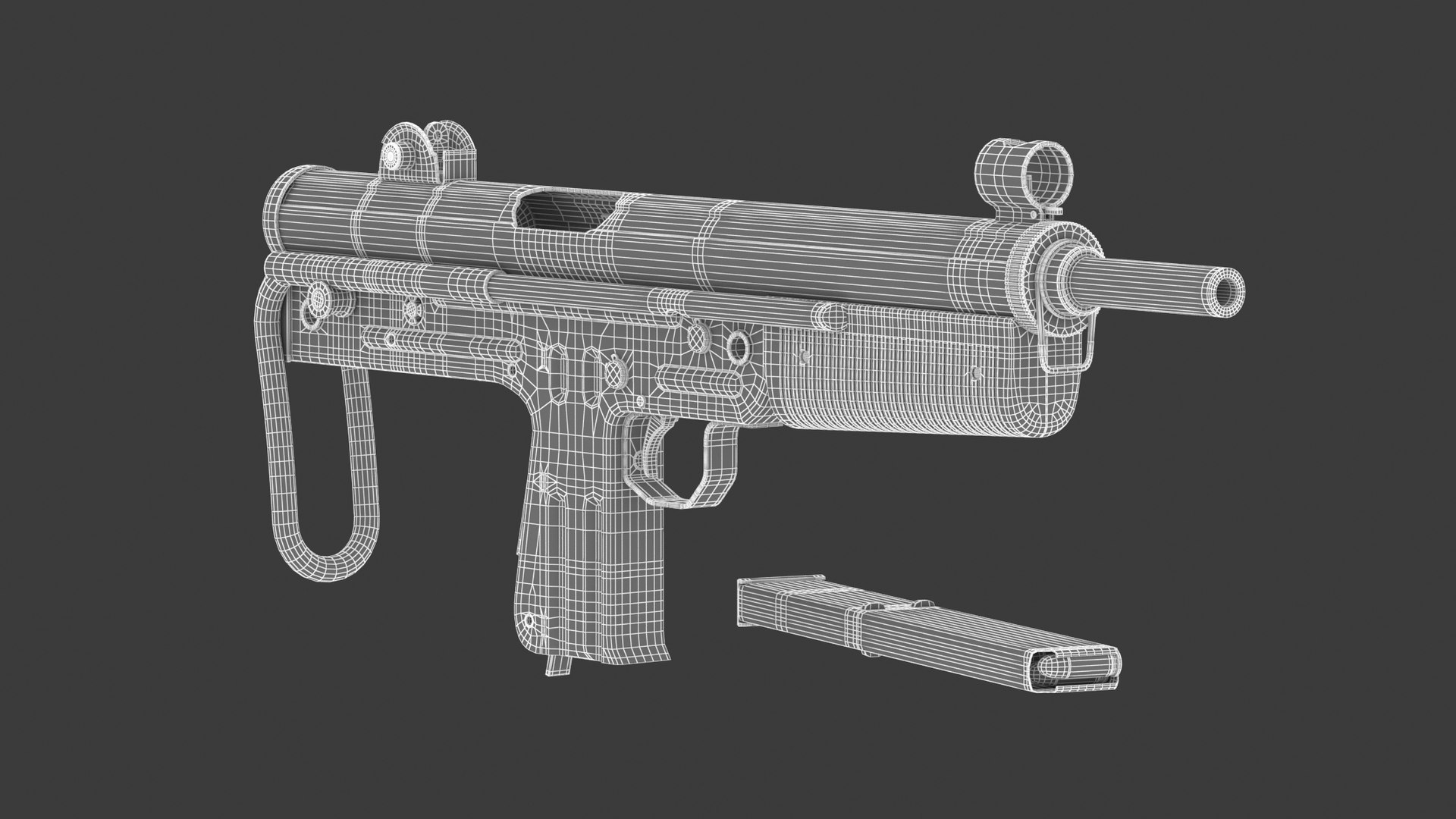 3D Model FMK-3 Submachine Gun - TurboSquid 1769162