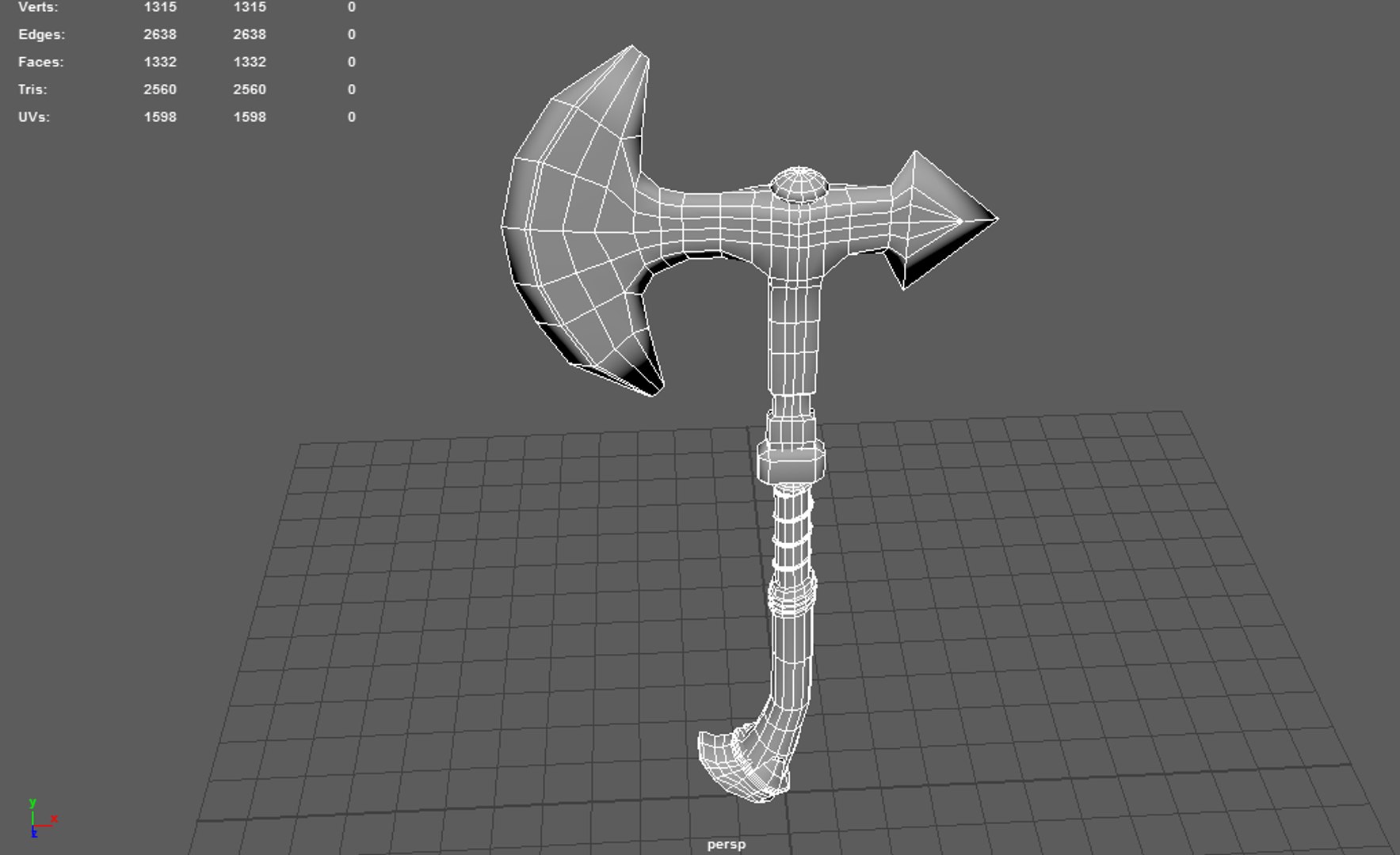 Stylized Axe Model - TurboSquid 1541244