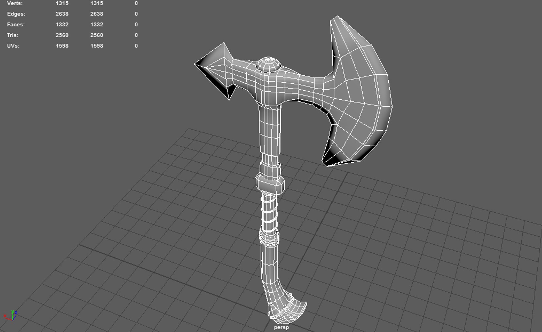 Stylized Axe Model - TurboSquid 1541244