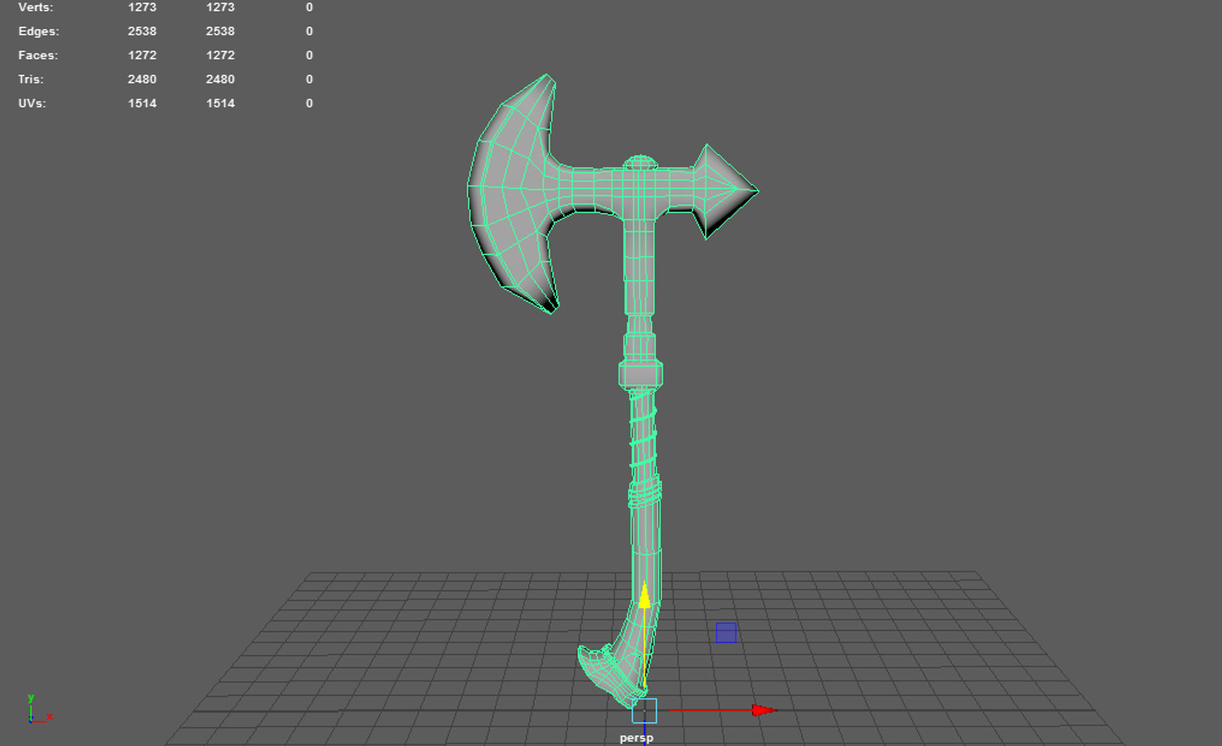 Stylized axe model - TurboSquid 1541244