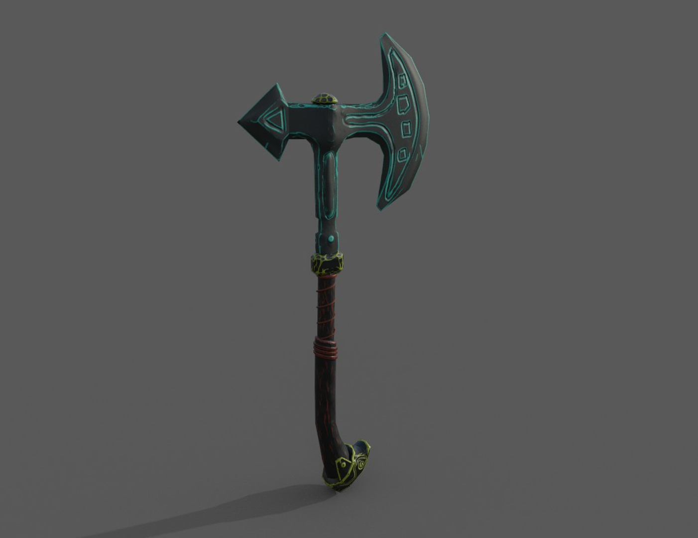 Stylized axe model - TurboSquid 1541244
