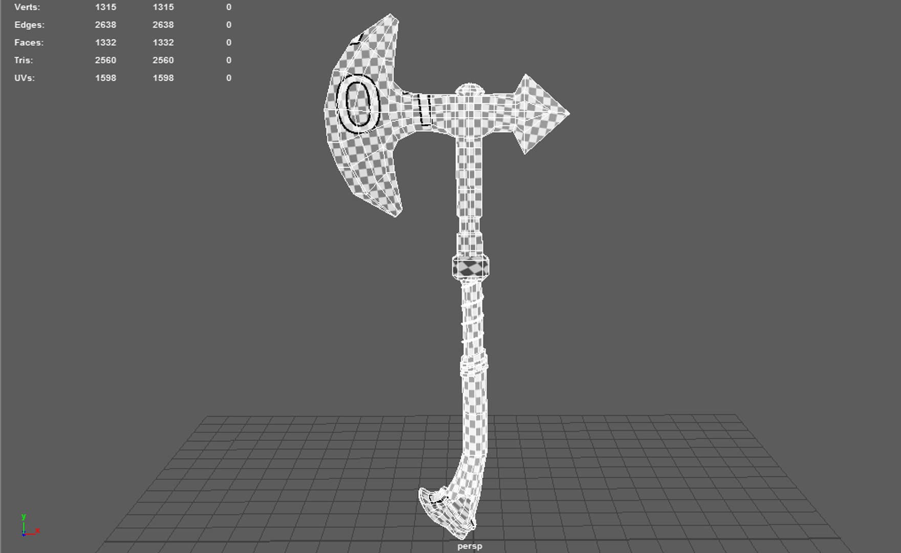 Stylized Axe Model - TurboSquid 1541244