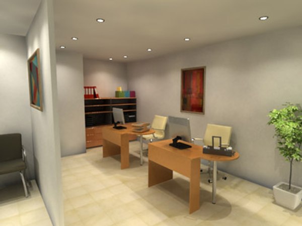 3d model office
