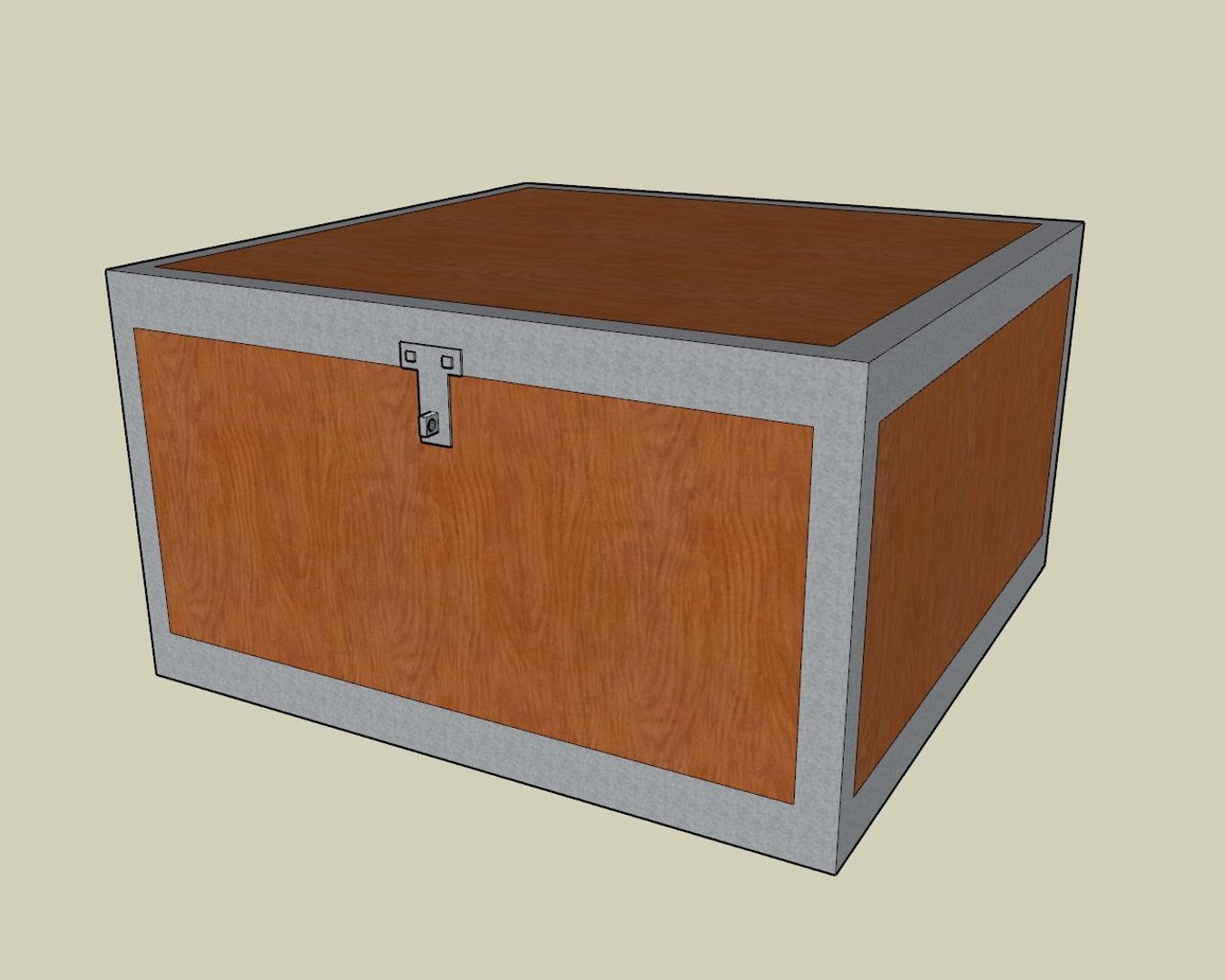 Cool Wooden Chest 3ds