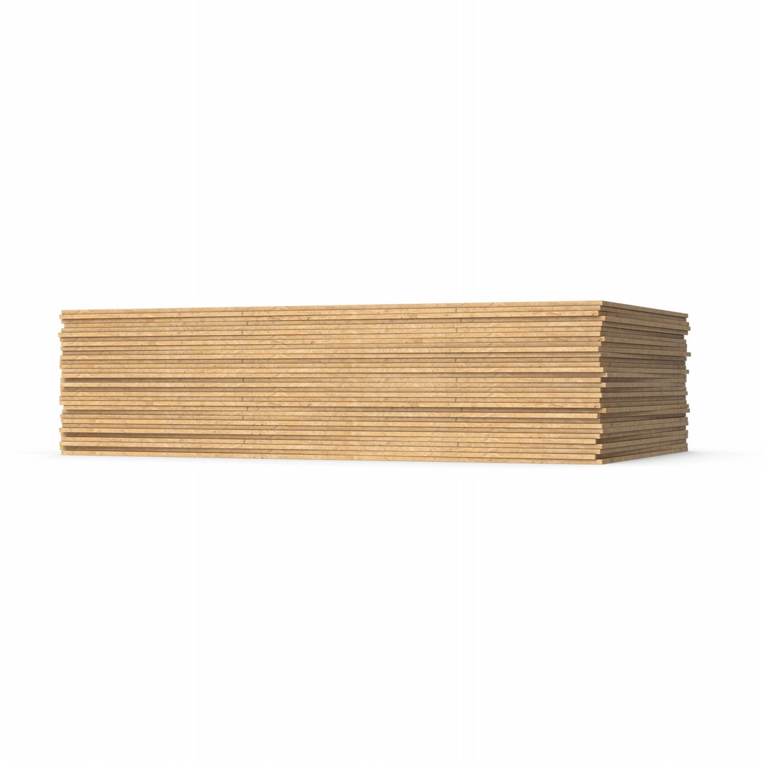 3D Stack Of Plywoods Model - TurboSquid 2086475