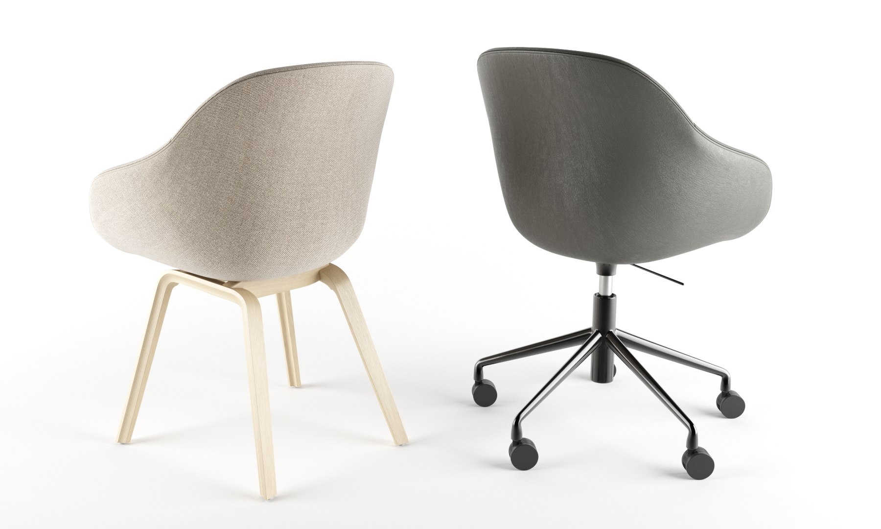 Hay Aac Chairs 3D - TurboSquid 1536199