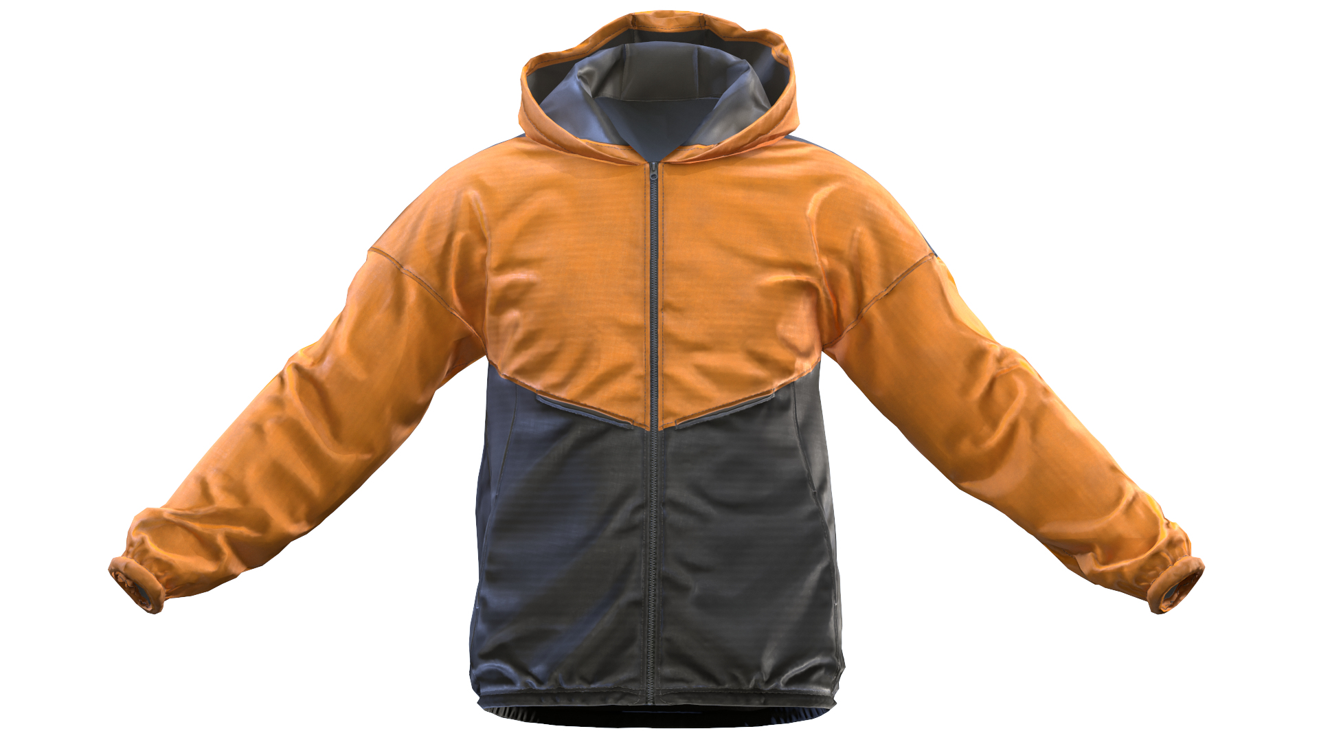 3D Windbreaker Jacket model - TurboSquid 1903172