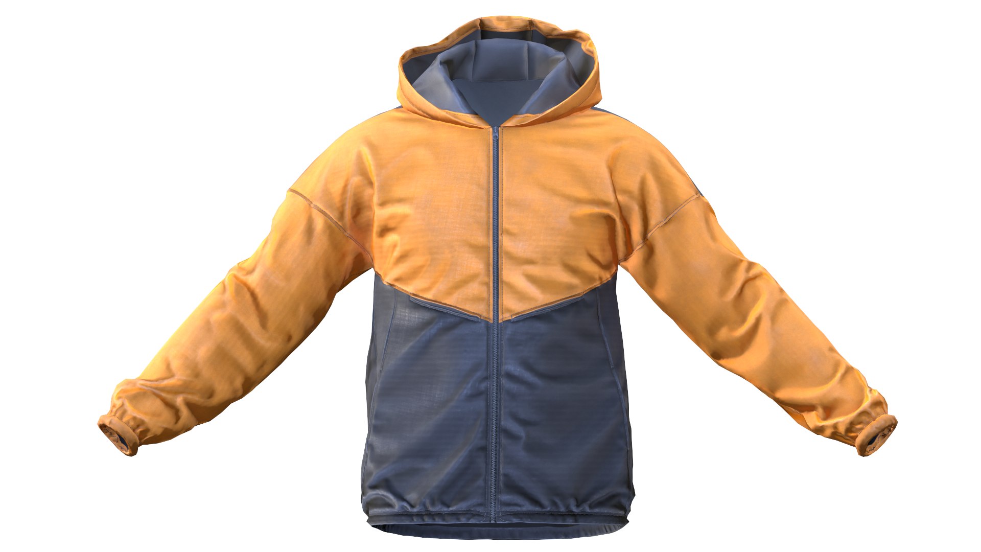 3D Windbreaker Jacket model - TurboSquid 1903172