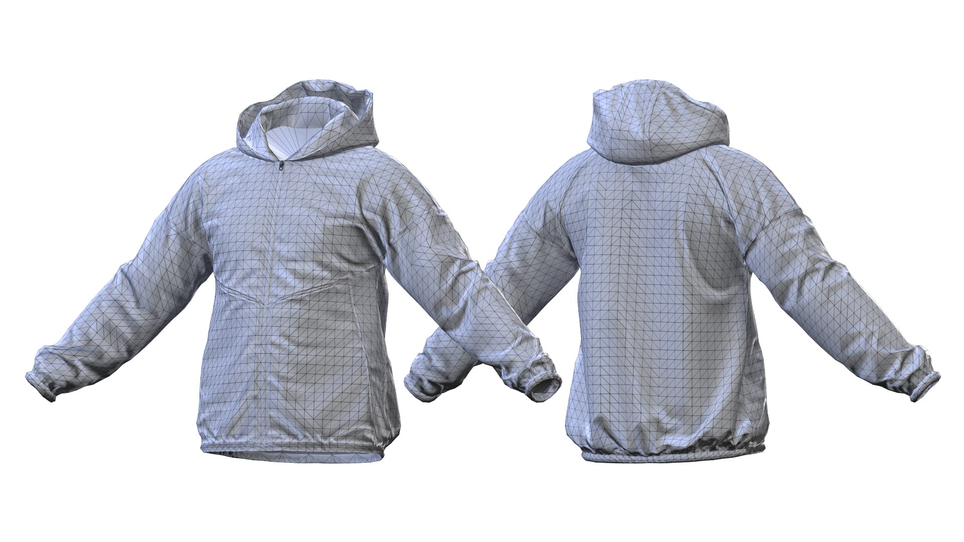 3D Windbreaker Jacket model - TurboSquid 1903172