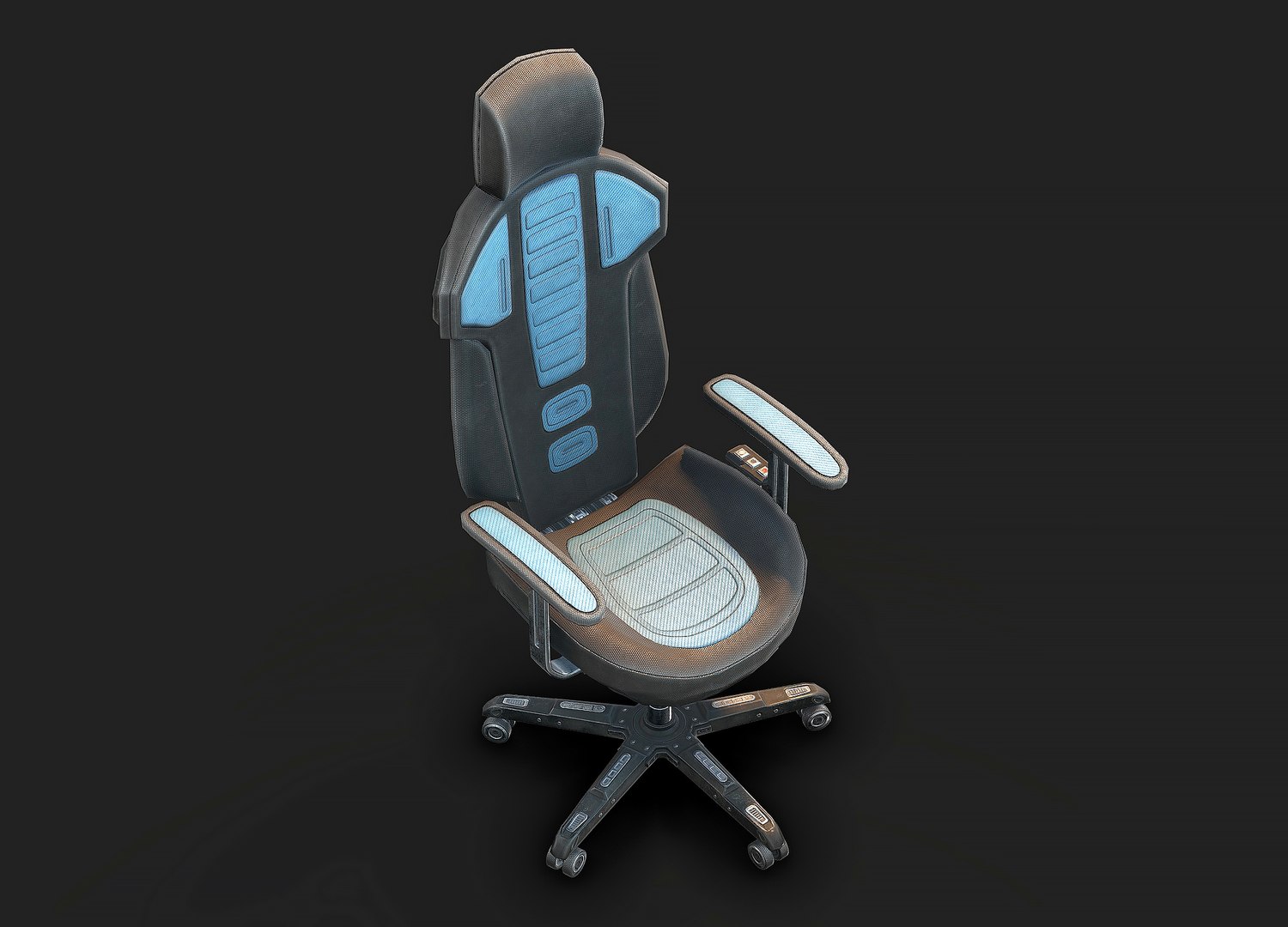 3D sci fi lab chair - TurboSquid 1303314
