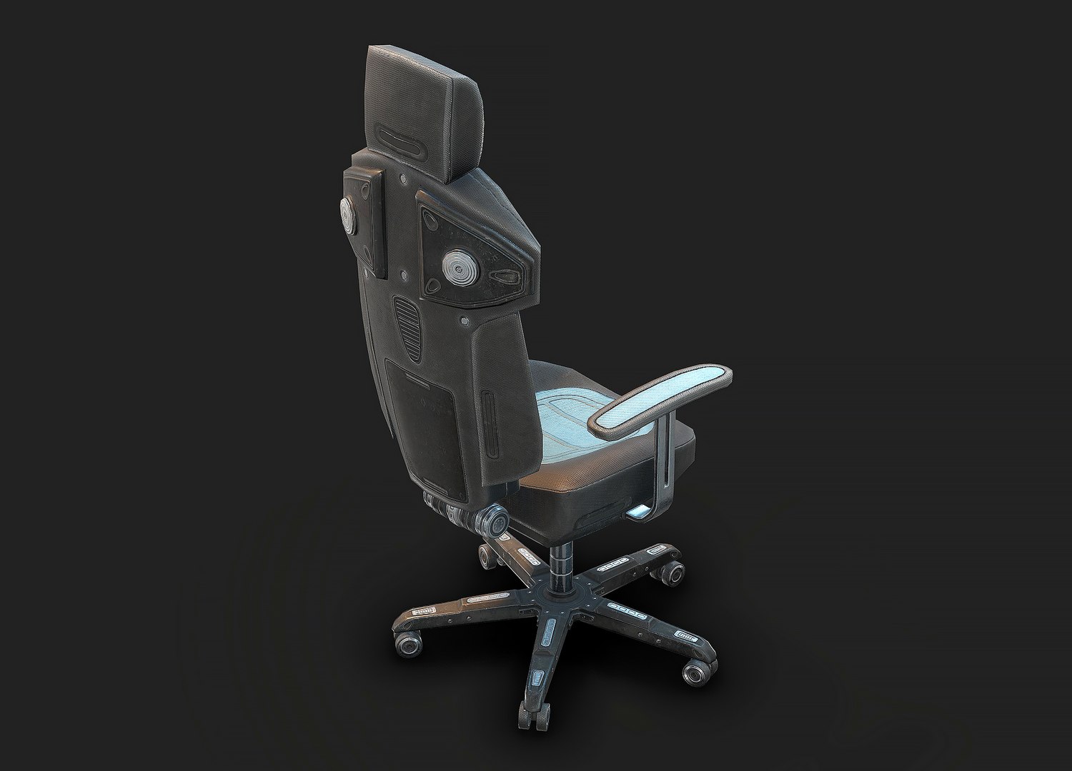 3D sci fi lab chair - TurboSquid 1303314