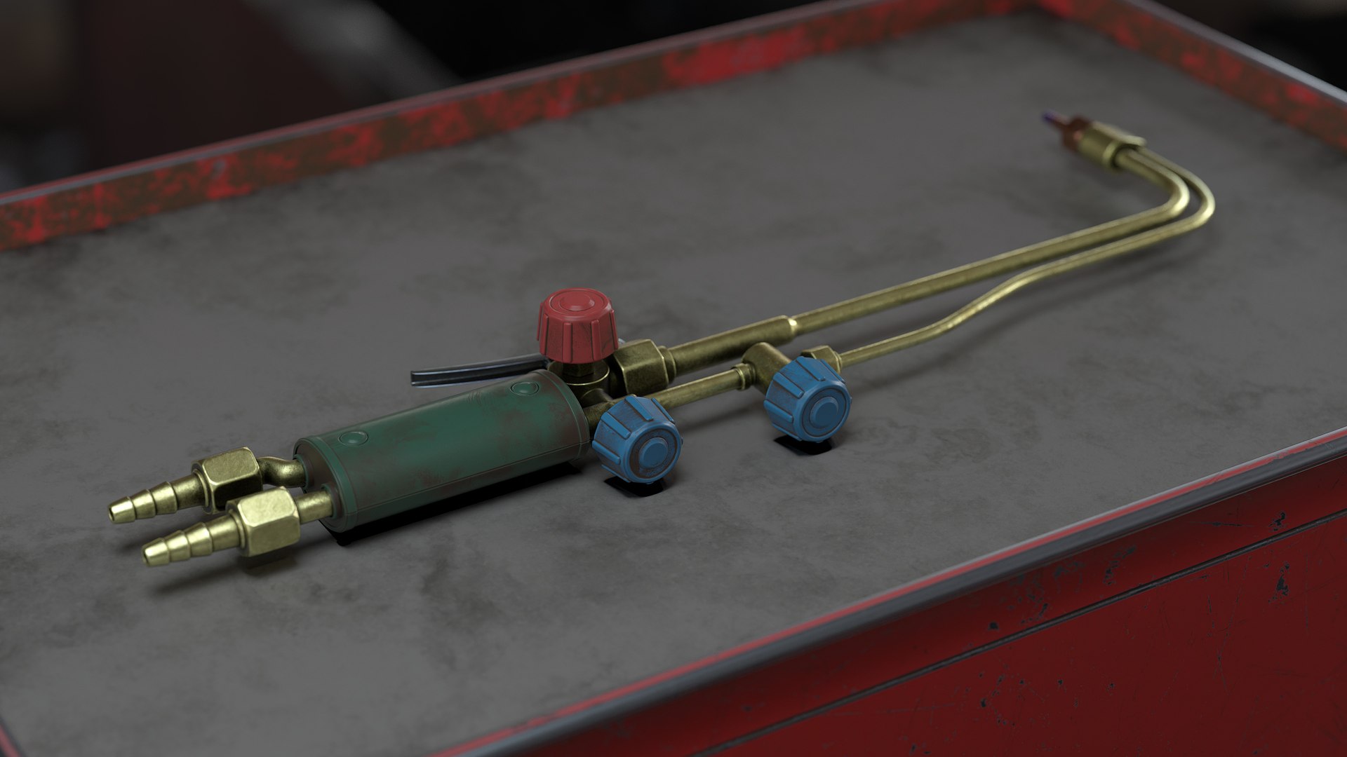 3D Gas Cutter Welding Model - TurboSquid 1670361