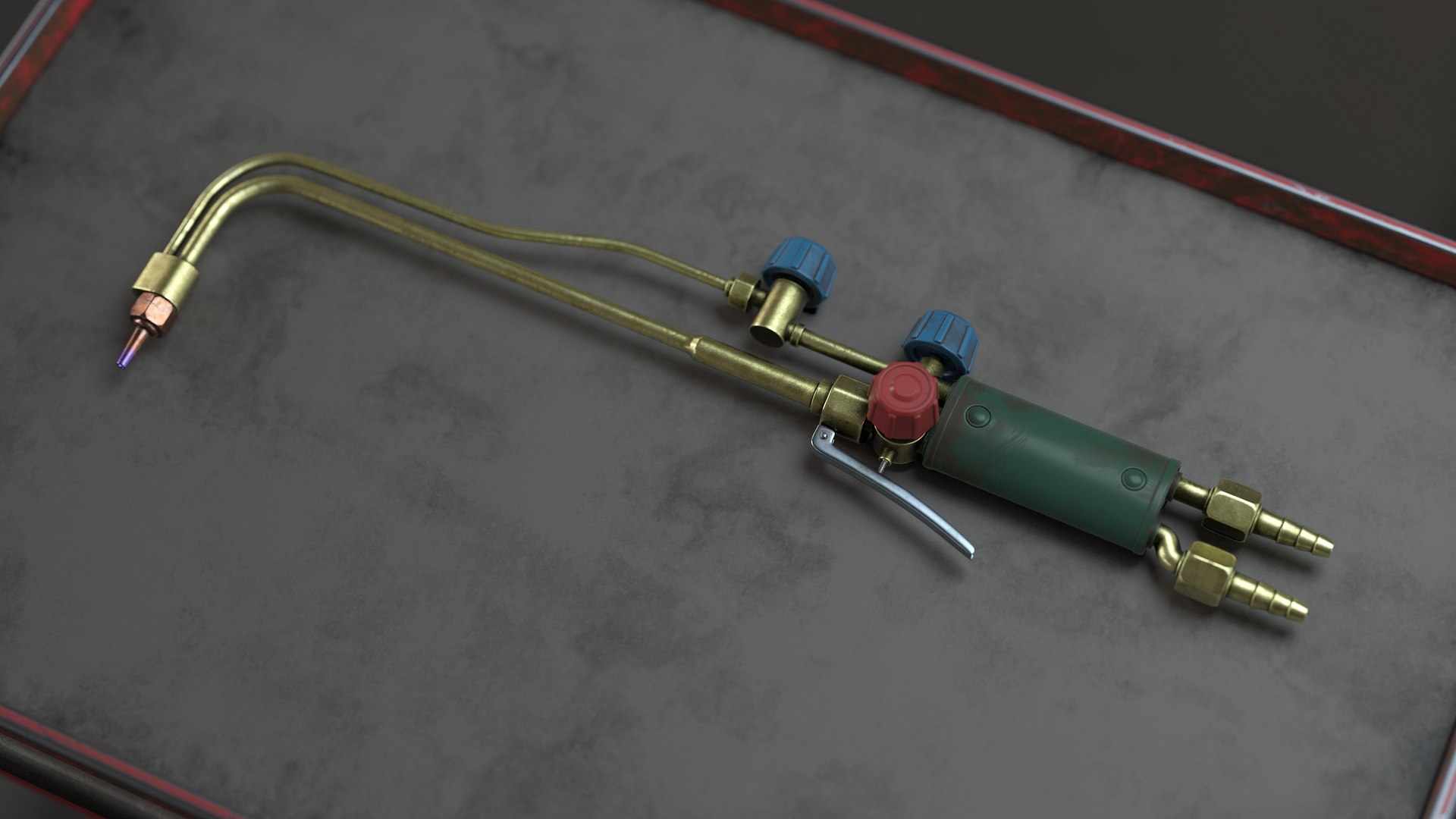 3D Gas Cutter Welding Model - TurboSquid 1670361