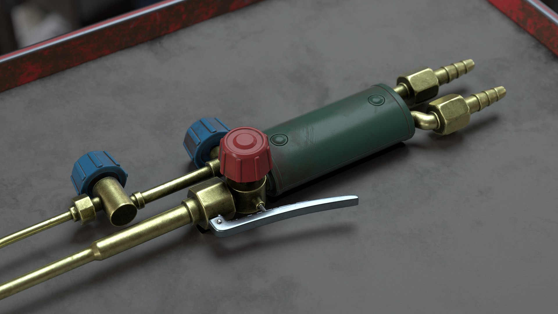 3D Gas Cutter Welding Model - TurboSquid 1670361