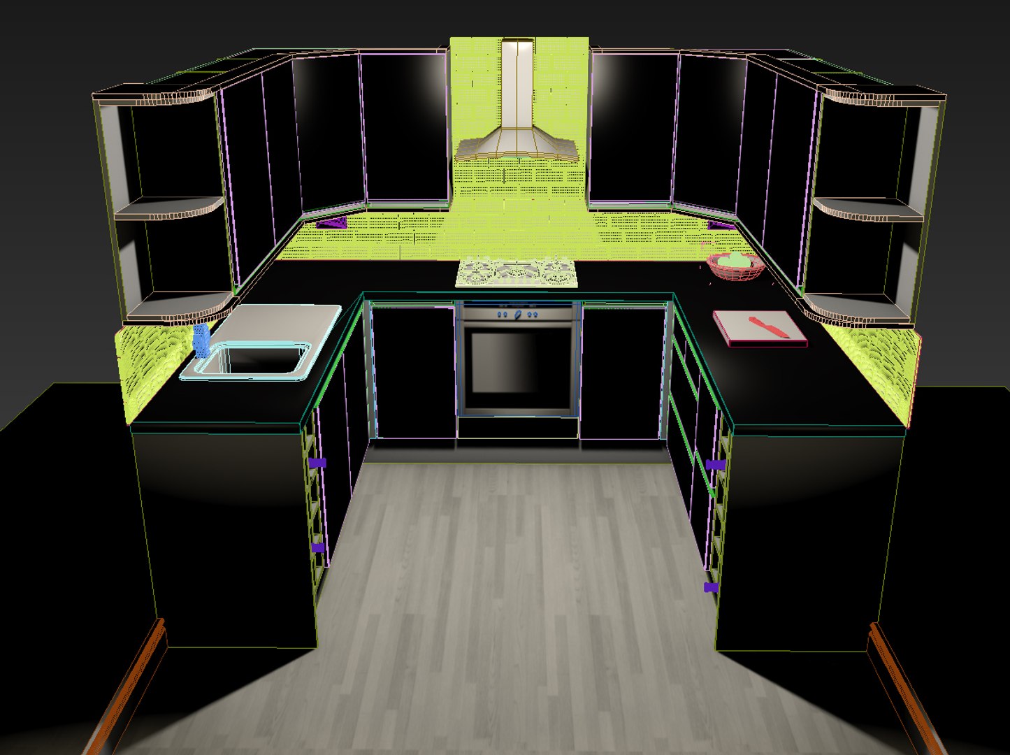 Realistic Kitchen Set Real Max