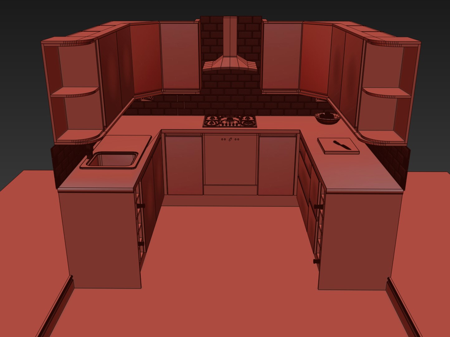Realistic Kitchen Set Real Max