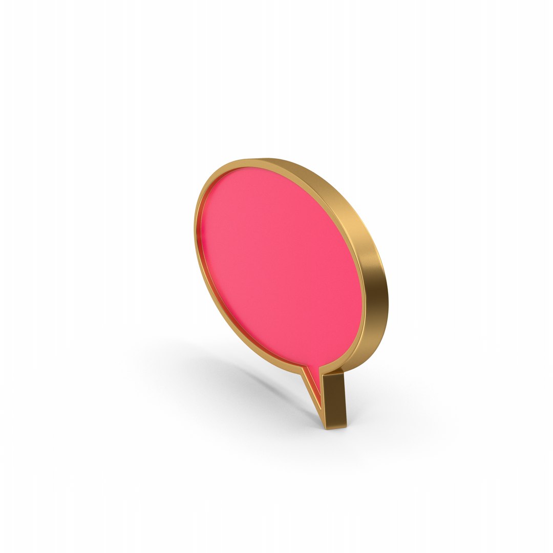 3D Speech Bubble Model - TurboSquid 2287882