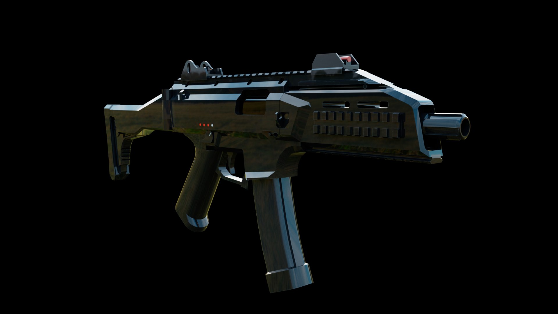 modelo 3d CZ Scorpion EVO Riffle weapon Low-poly 3D model - TurboSquid ...