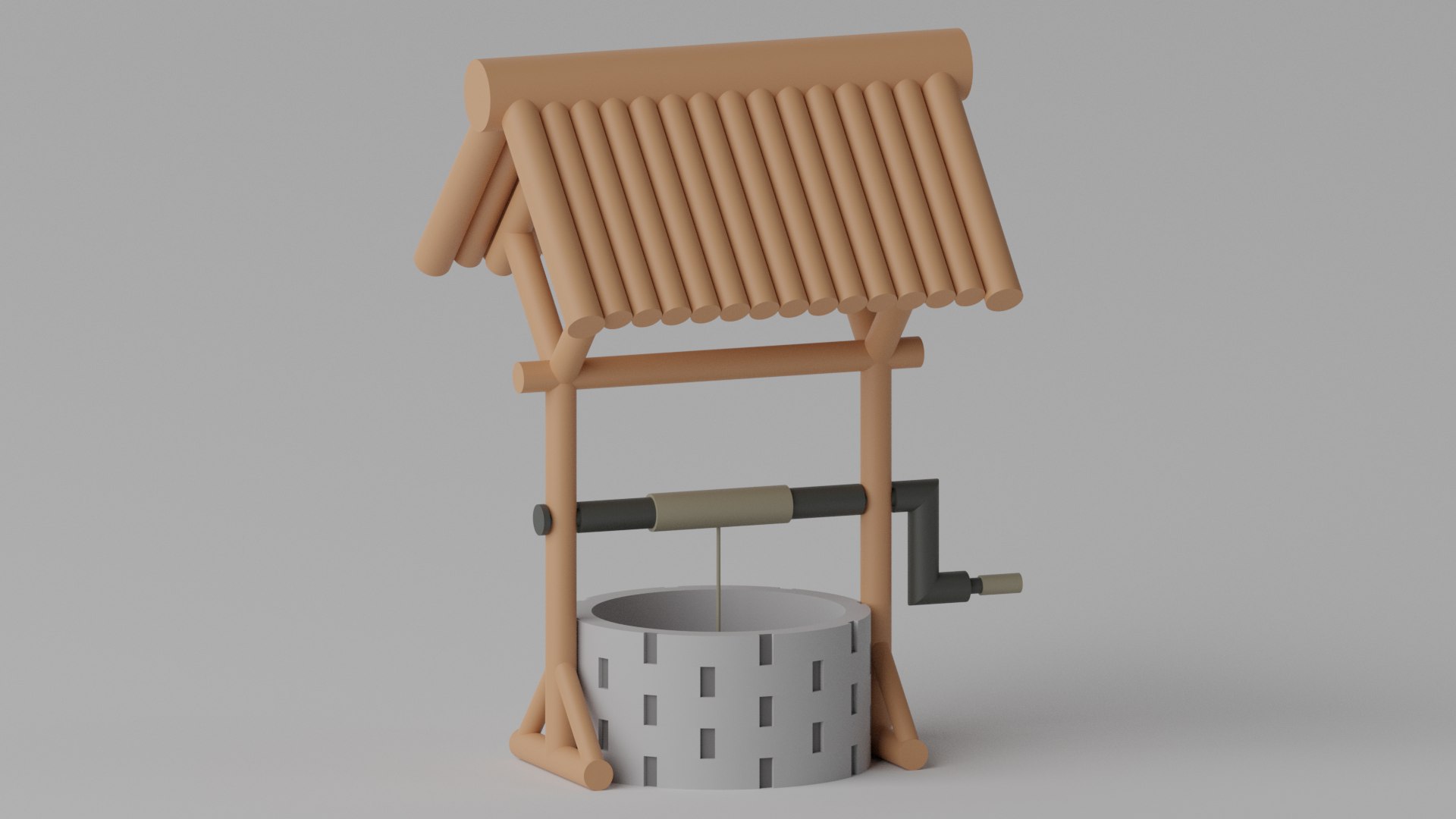 3D Medieval Stone Water Well - TurboSquid 2412607