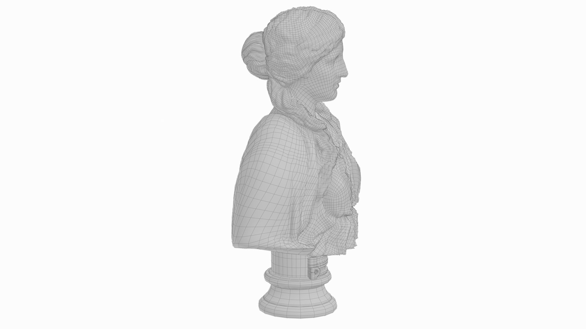 Roman Woman Bust 3D model - TurboSquid 1982236