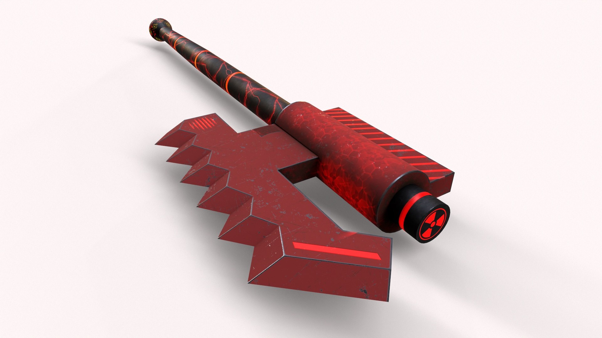 3D Sci-Fi Axe V2 - TurboSquid 1716131