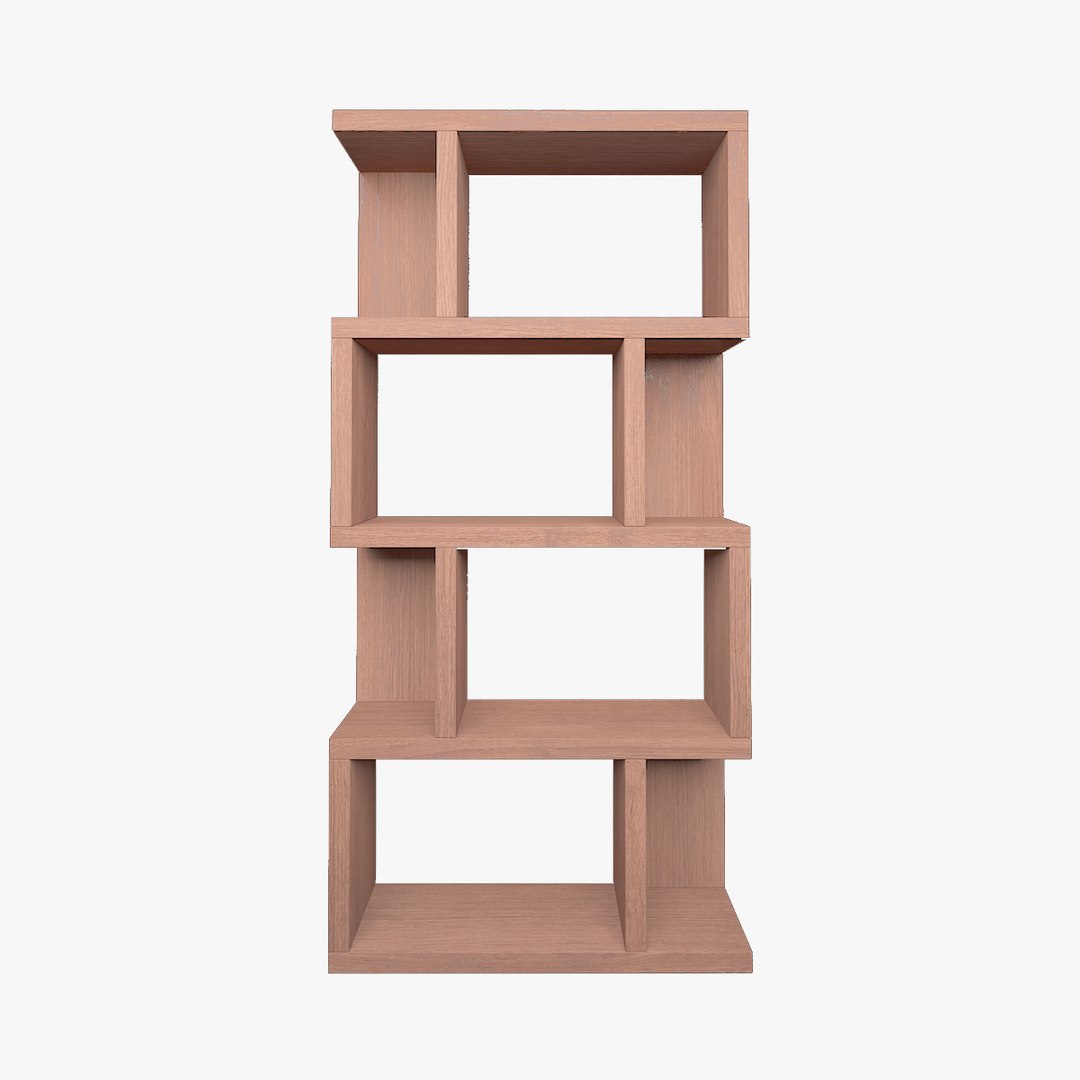 Bookshelf slider boxes 2 3D - TurboSquid 2051643