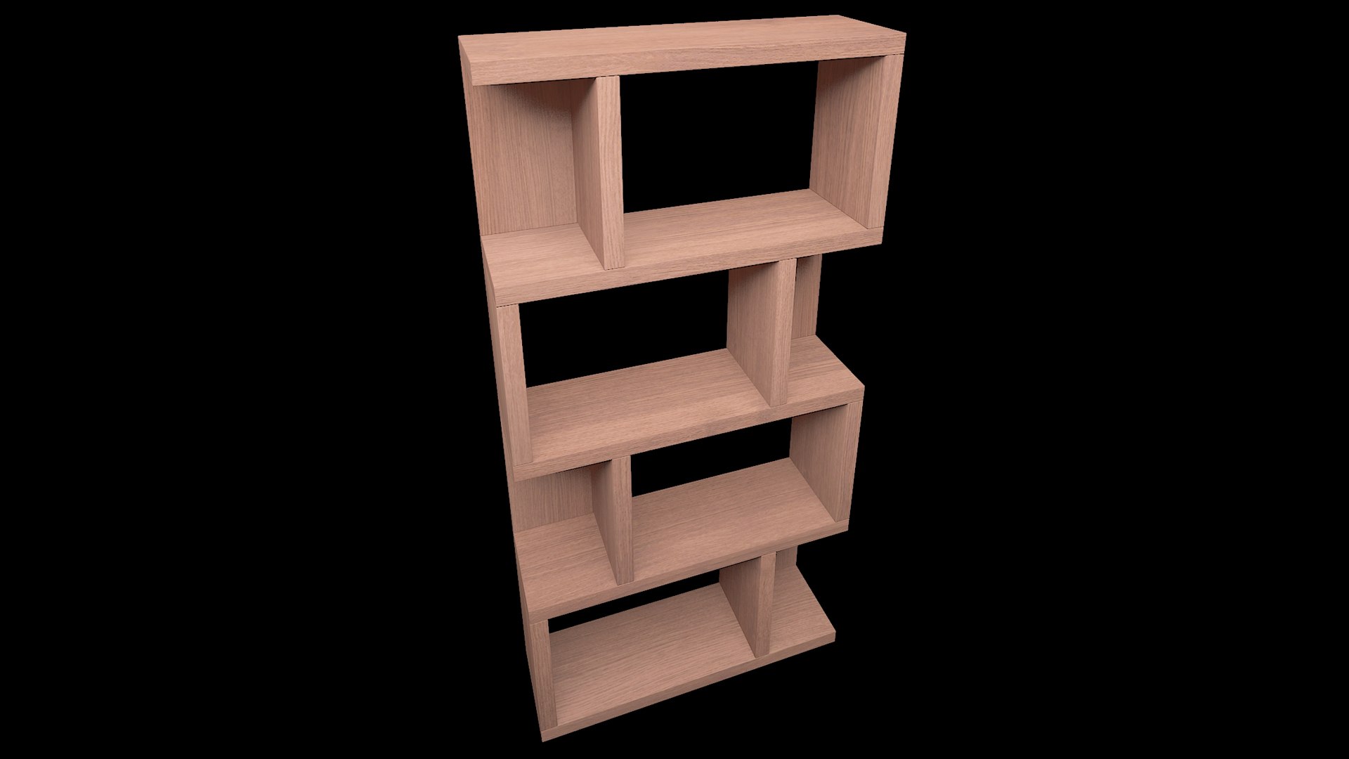 Bookshelf slider boxes 2 3D - TurboSquid 2051643