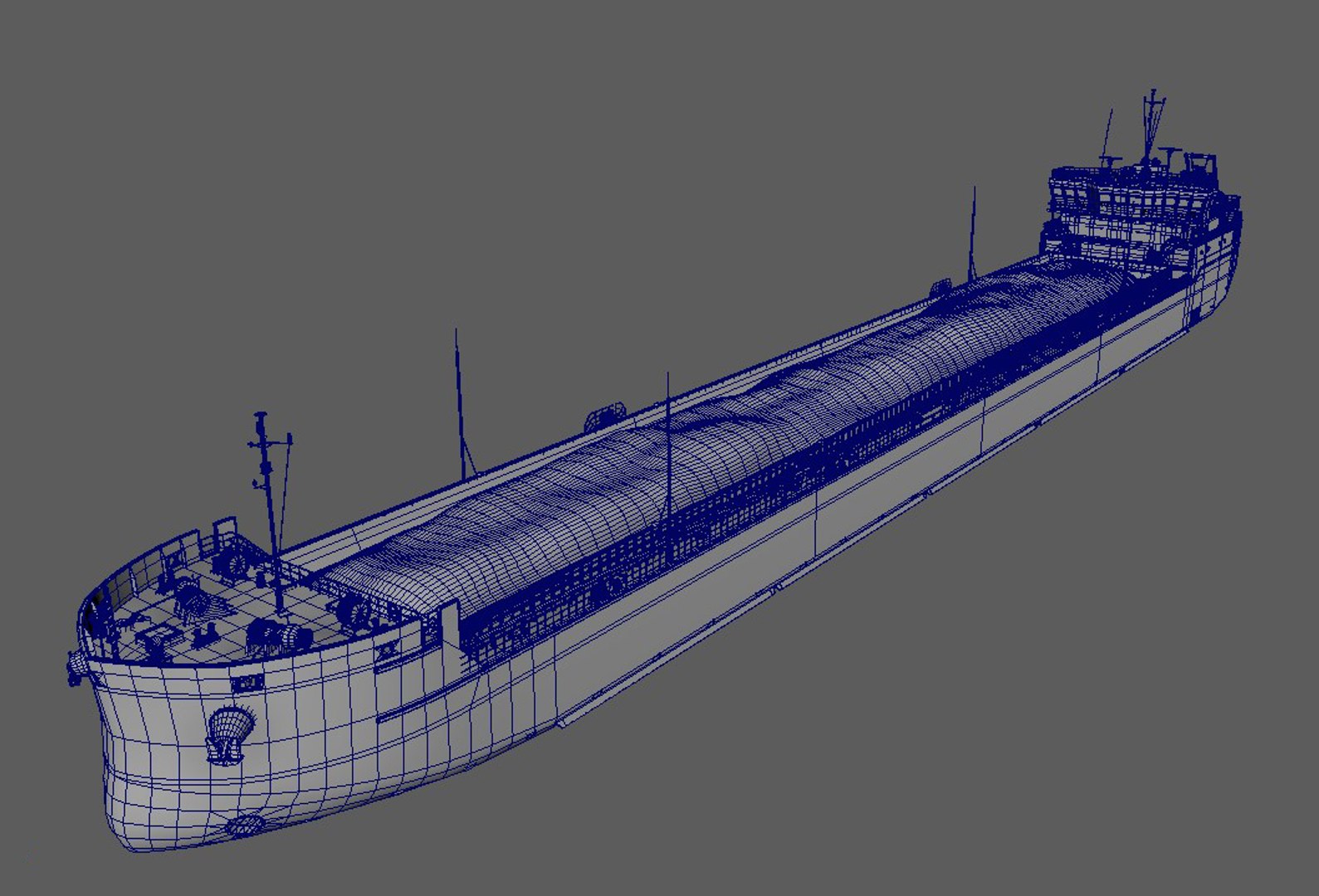 3D Sea Combined Platform Ship Tanker - TurboSquid 1525968