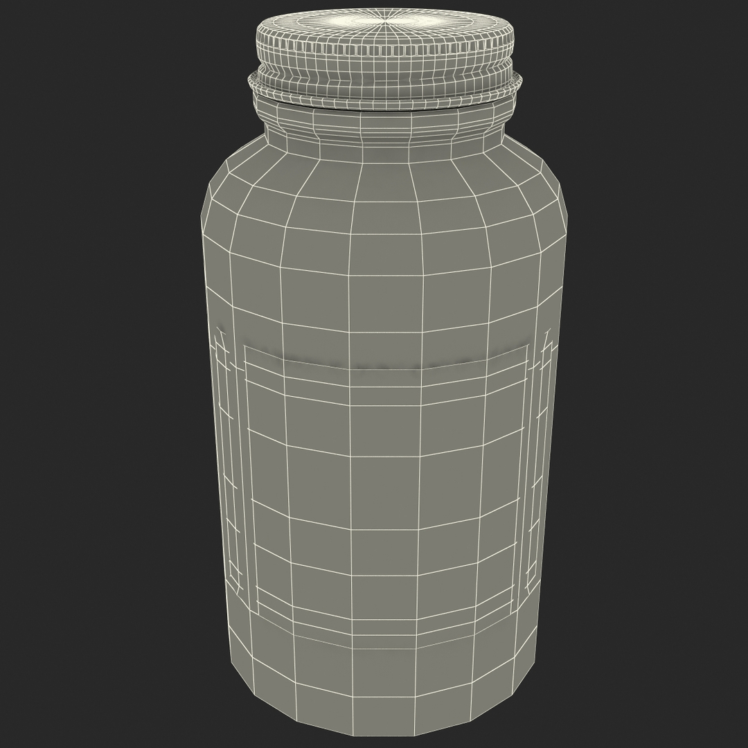 3d Rubber Cement Model
