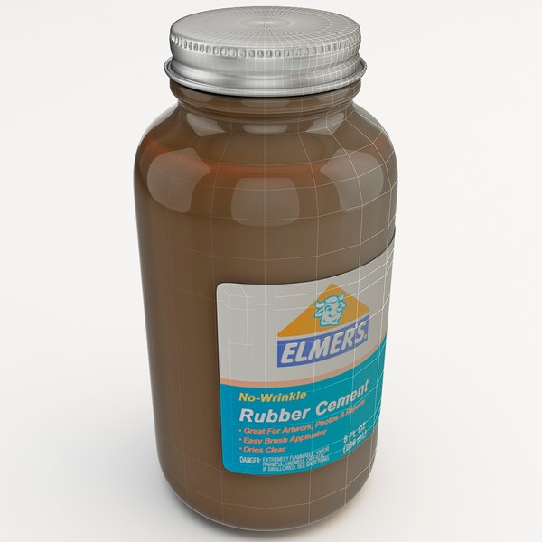 3d rubber cement model